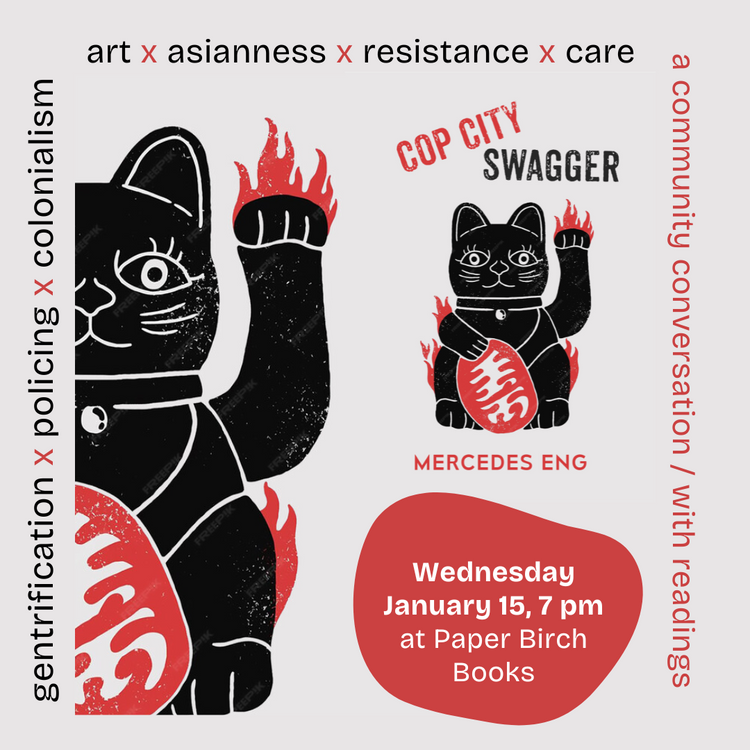 Jan 15, 2025: Mercedes Eng reads from COP CITY SWAGGER / A community c ...